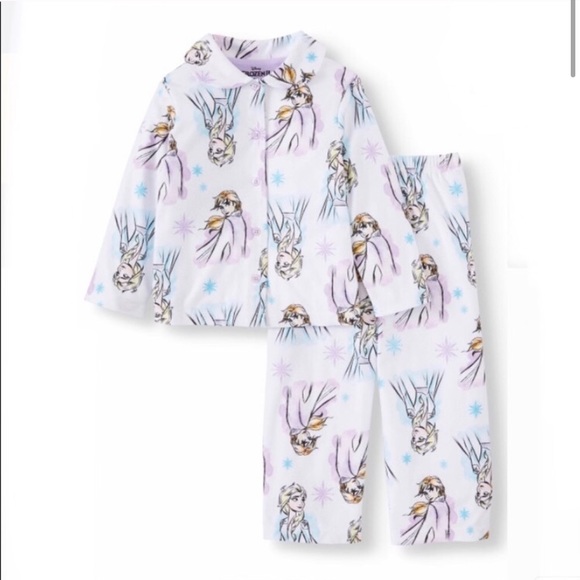 Disney | Pajamas | Disney Frozen Elsa Anna Cute Pajama Set | Poshmark